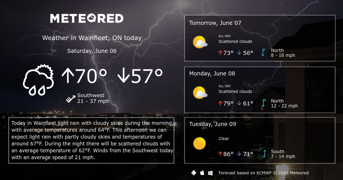 Wainfleet, ON Weather 14 days - Meteored US