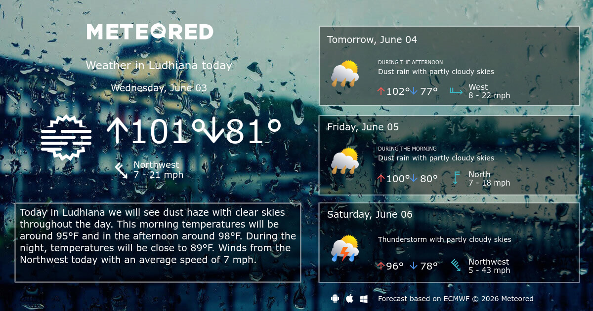 Ludhiana Weather 14 days - Meteored US