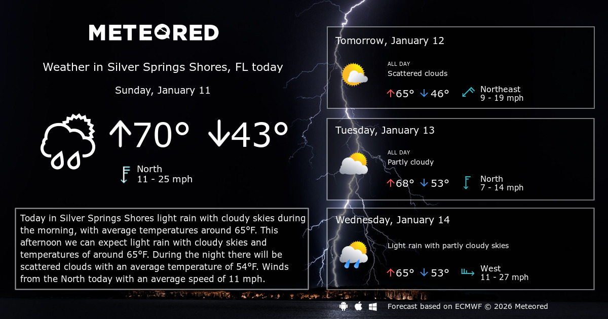 Silver Springs Shores, FL Weather 14 days - Meteored US